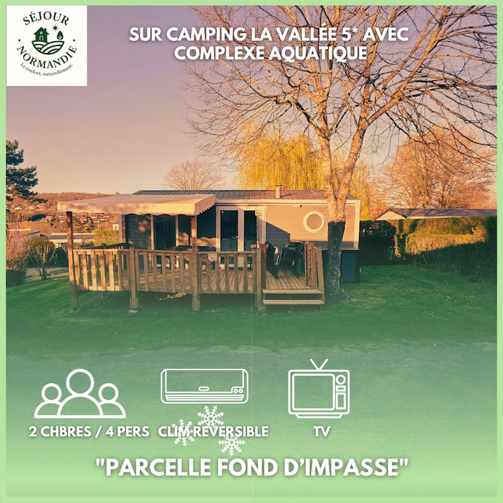 Joli Mobilhome 4 Pers 2 Chambres Proche Piscine 5* - Houlgate