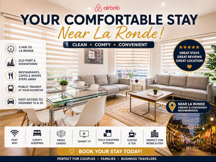 Beautiful 3 Bedrooms Apt - Cozey Masson - Montreal