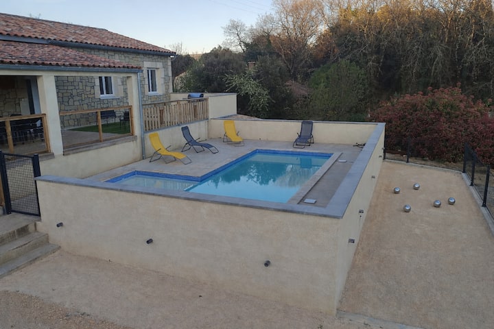 Villa Avec Piscine - Vallon-Pont-d'Arc