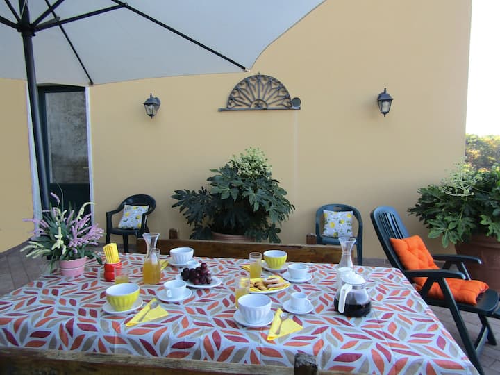 Casa In Prima Collina Con Splendida Vista Mare - Camaiore