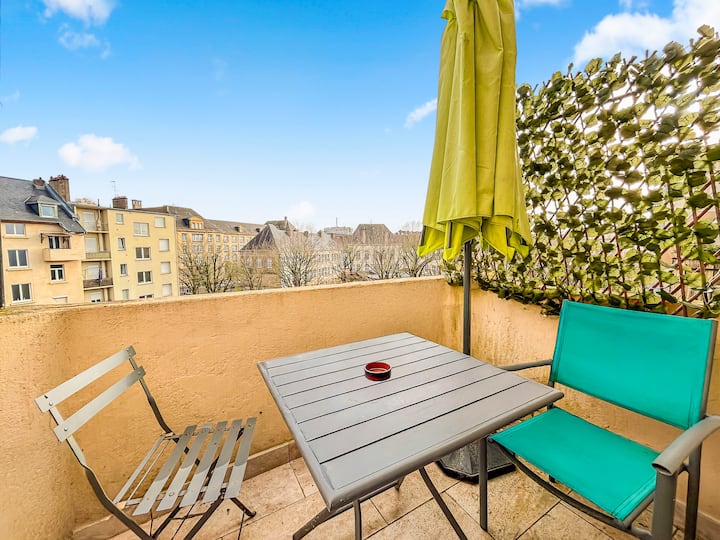 Appart' Convivial & Terrasse Familiale - Thionville