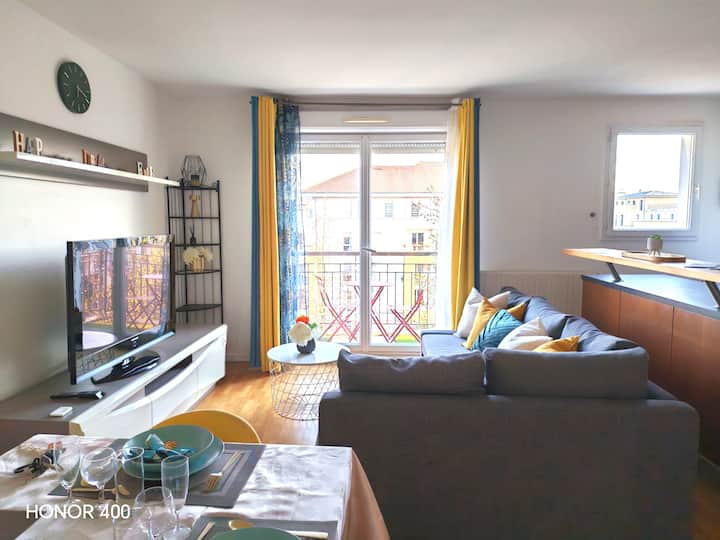 Dream Family-6 Pers -Rer à 7min- Parking - Disney - Centre Commercial Val d'Europe