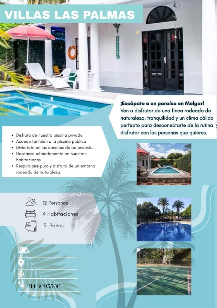 Villa Las Palmas
Family Enviroment
Enjoy And Relax - Melgar