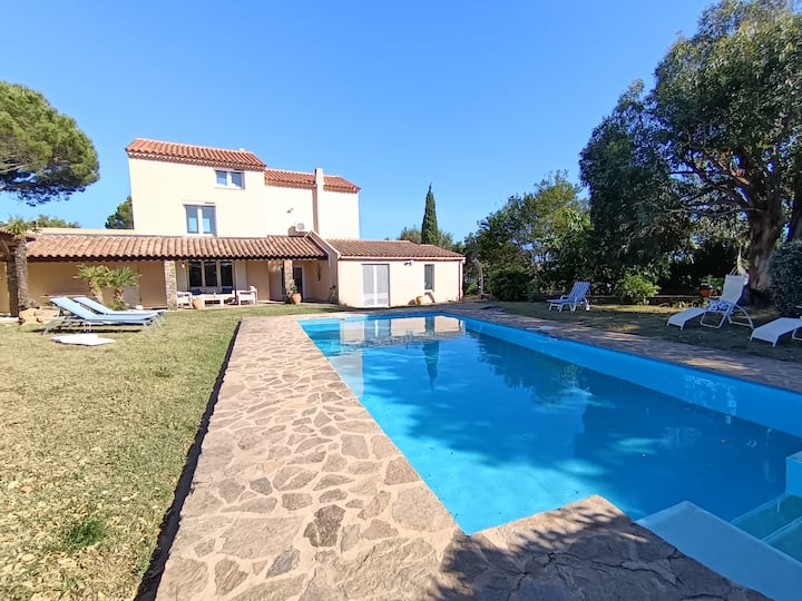 Villa Climatisée, Piscine Et Vue Mer Panoramique - Bormes-les-Mimosas