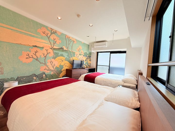 [リニューアルオープン価格]赤坂駅徒歩５分！5つ星ホテルで採用される最高級serta製ベッド - Fukuoka