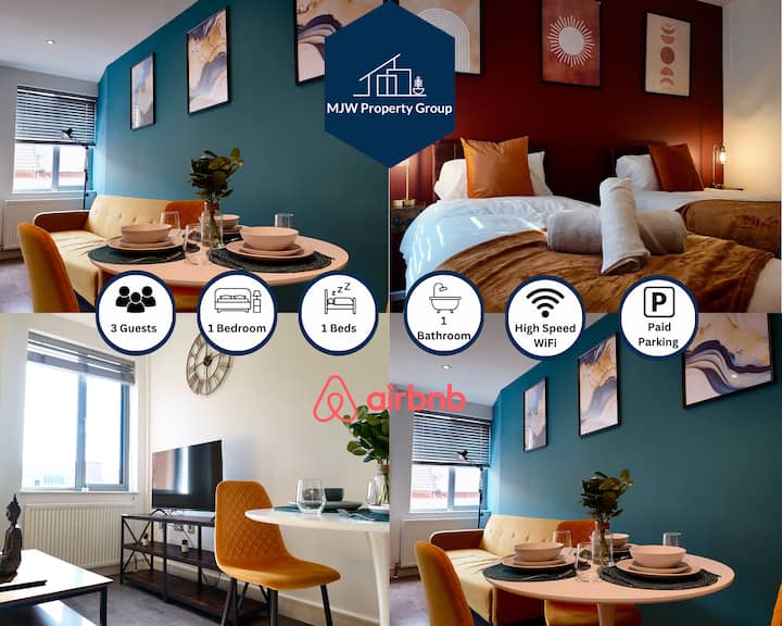 Central 1 Bed Flat - Peterborough