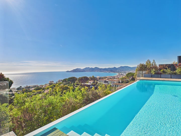 Villa Vue Mer Panoramique – 5 Chambres - Mandelieu-la-Napoule