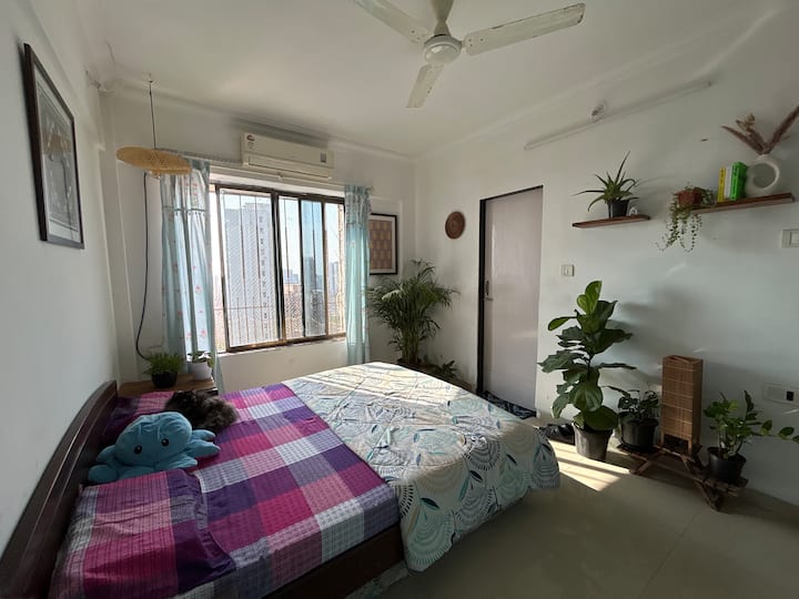 Cozy Plant-filled, Airy Room In Andheri West - Mumbai