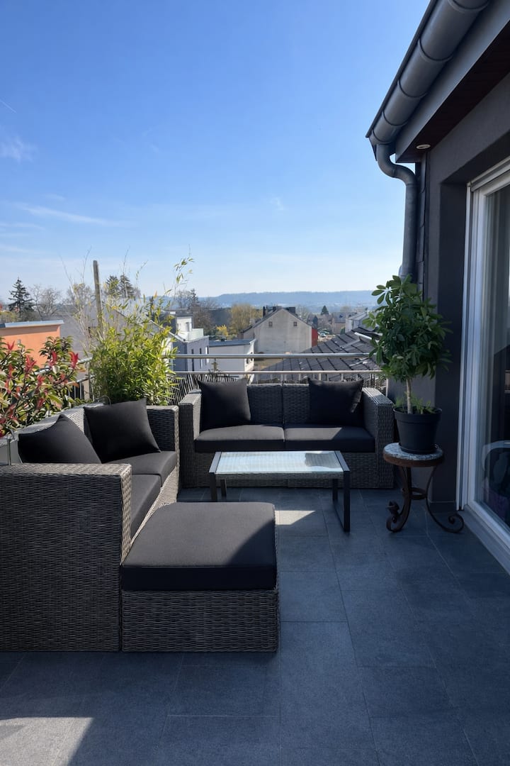 Superbe Appartement Avec Terrasse Et Vue - Luxemburg