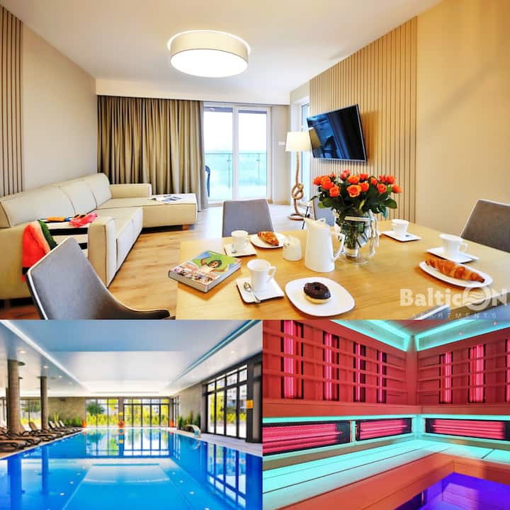 3-room Apartment Indoor Pool, Sauna, Gym - Kolberg