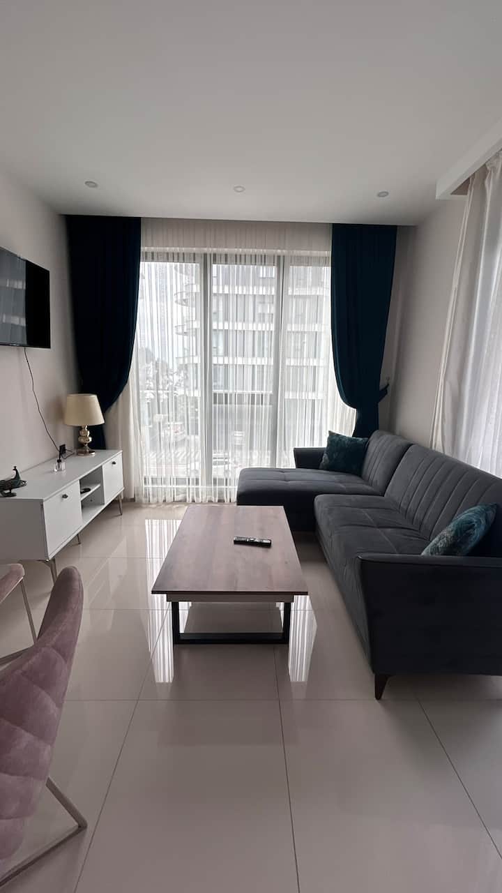 Konakterrace в Каргыджаке 1+1 с инфраструктурой - Mahmutlar