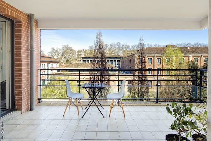 T3 Avec Terrasse, Parking Et Climatisation - Toulouse