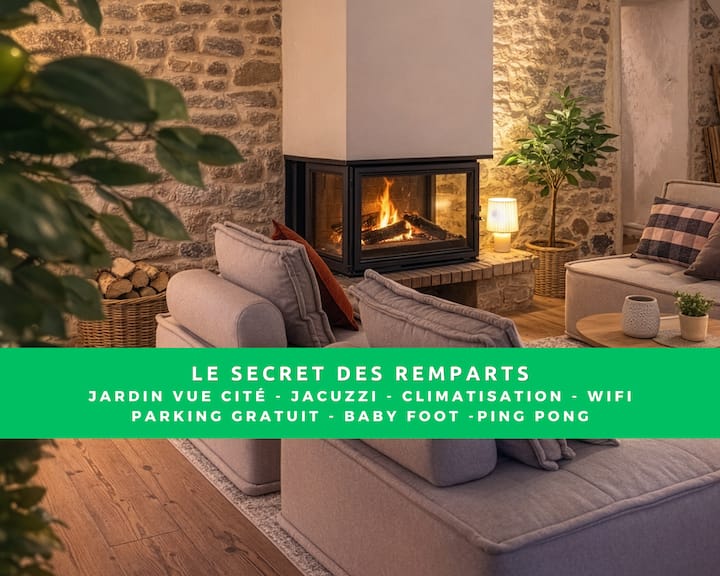 Le Secret Des Remparts - Jacuzzi - Vue Cité - Carcasona