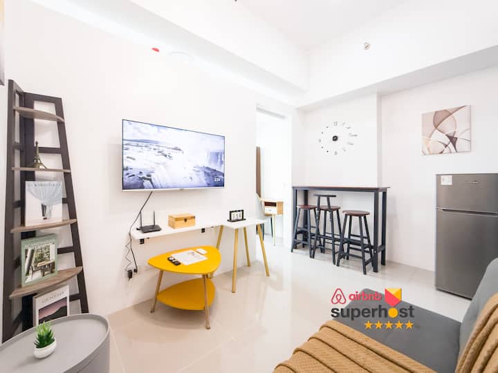 Nordic 1br W/river&city View | Harbour Park Condo - Manila