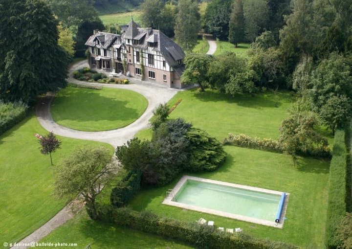 Gîte Historique 8 Pers. | Piscine, Tennis, Nature - Mons