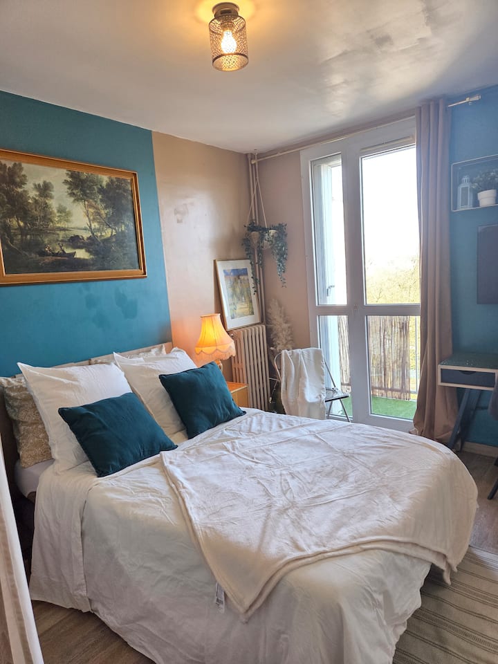 Studio Cosy+ Balcon Gagny Proche Paris + Parking - Marne-la-Vallée