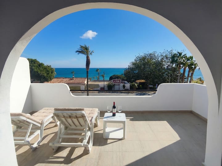 Apartamento 1ª Linea De La Playa Con Vistas Al Mar - Mojácar