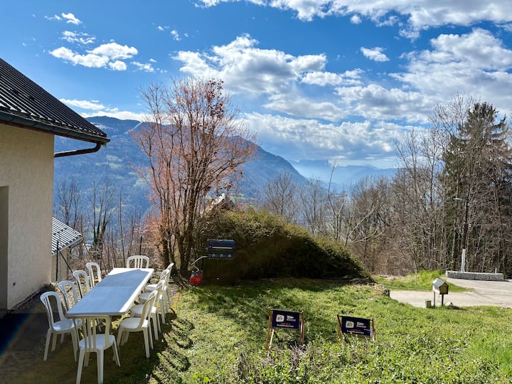 L'orée Du Bois - Wifi Jardin Avec Vue Sur Montagne - Aiguebelle