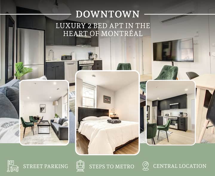 Luxe 2br Montreal Apt |Steps To Metro, Restaurants - LaSalle