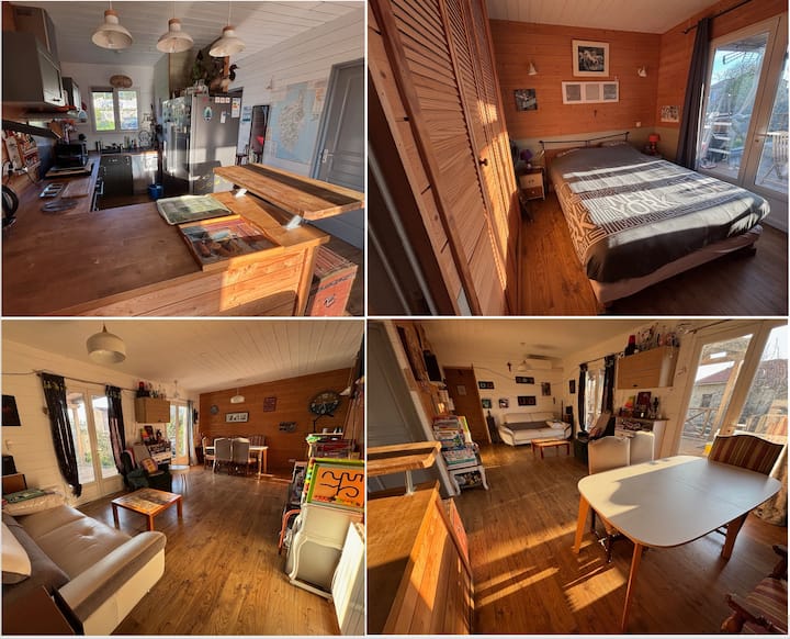 Maison Ossature Bois De 2012 Sur 800m2 De Jardin - Aéroport de Bastia Poretta (BIA)