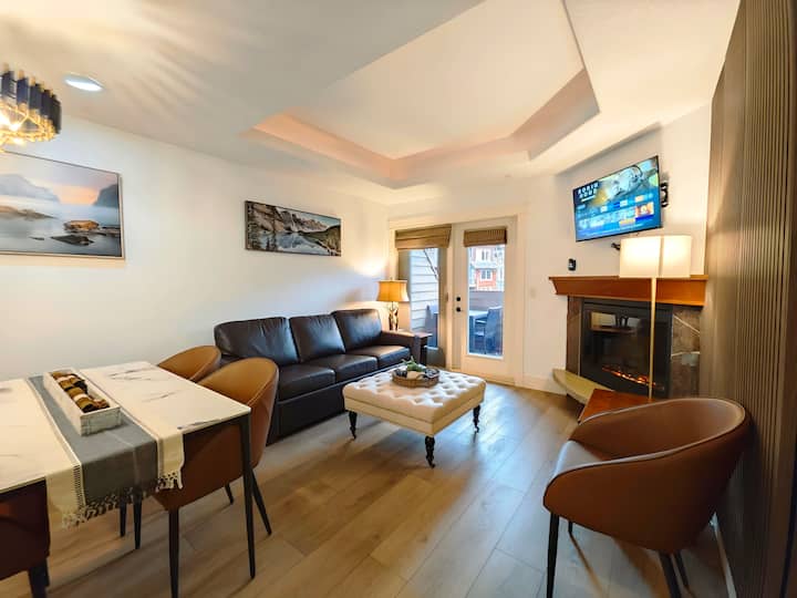 Mountain View 1br/ac/pool/hot Tub/free Parking - Canmore