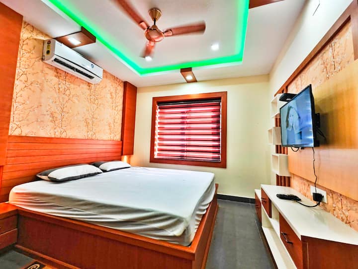 2bhk Combo (2 X 1bhk) | Ac Rooms | Near Beach - Puri