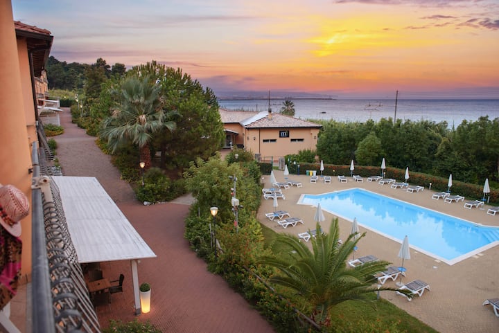 Appartamento Panoramico A 2 Passi Dalla Spiaggia. - Arena