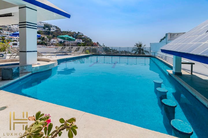 Lujo En Las Brisas | Alberca, Jacuzzi, Terraza - Acapulco