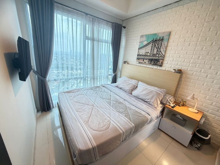 Ahm Living | 1br City View • Pool • Gym • Netflix - Aeropuerto de Yakarta Soekarno-Hatta (CGK)