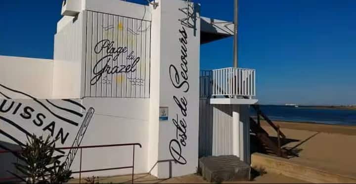 Maison 2 Chambres & Terrasse à 280m De La Plage - Gruissan