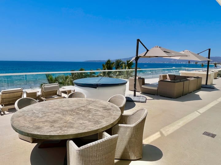 Penthouse Oceanfront With Sunset Views And Jacuzzi - Nuevo Vallarta