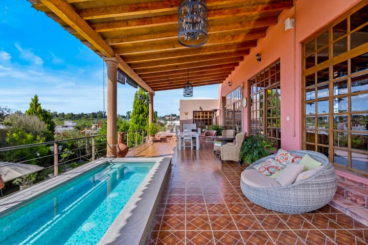 Casa Con Alberca Jacuzzi/jardín/15 Min Del Centro - San Miguel de Allende