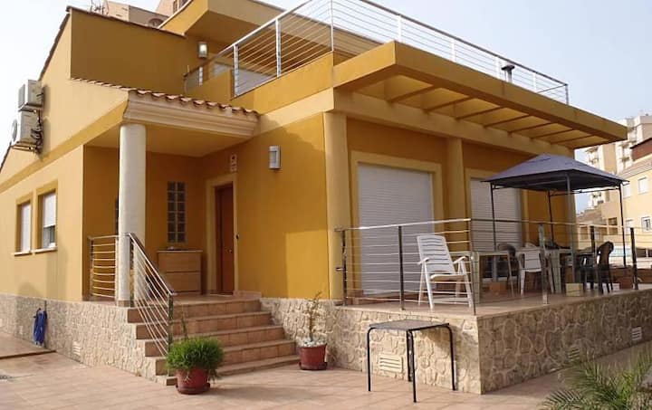 Villa De Lujo Con Vistas Al Mar Y Piscina Privada - La Manga