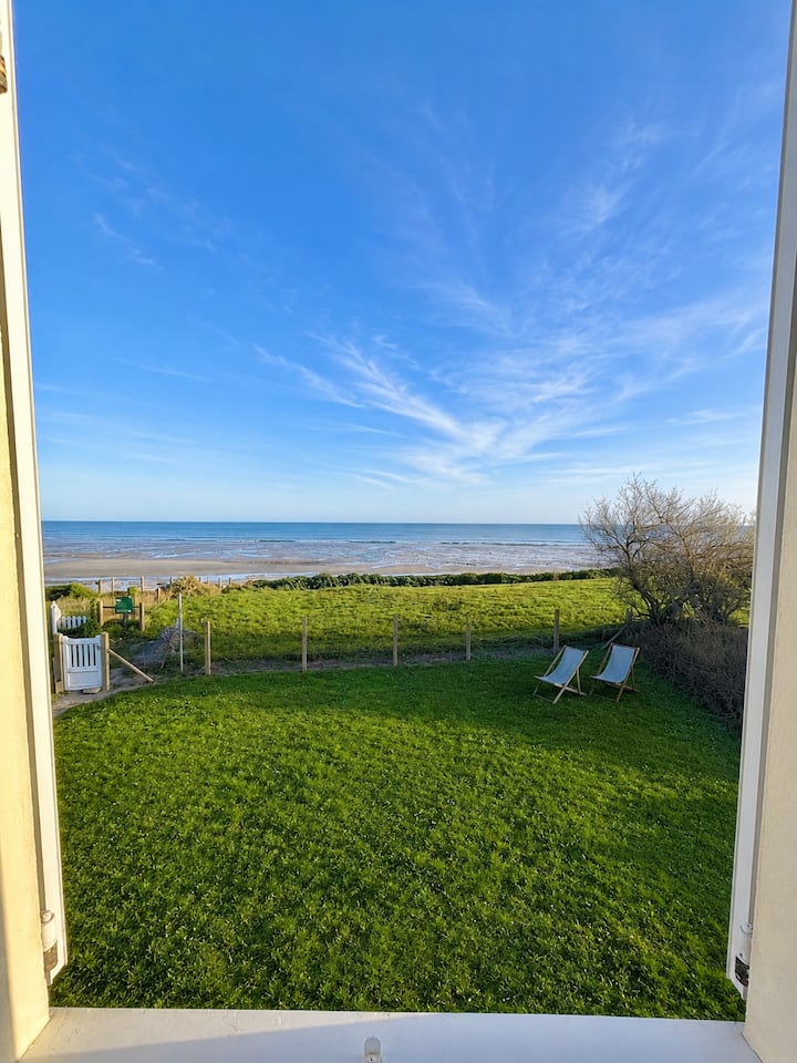 Maison Front De Mer Accès Direct Plage -Juno Beach - Courseulles-sur-Mer