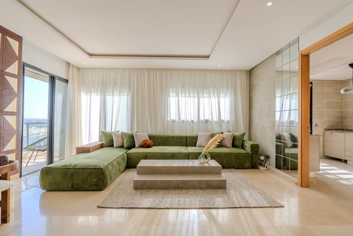 Séjour Raffiné De 3 Chambres à Prestigia - Temara