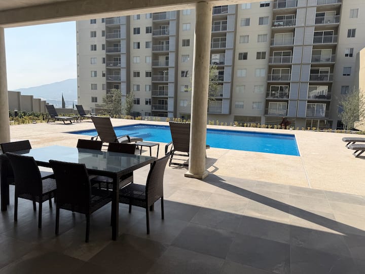 Increíble Departamento 2 Rec En Carretera Nacional - Monterrey