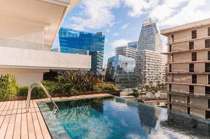 Cfc Uptown - 1 Chambre - Piscine & Terrasse - Casablanca