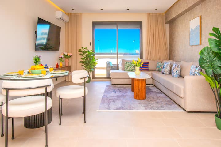 Anfa Skyline • Seaview 11th Floor • Garage • A/c - Casablanca