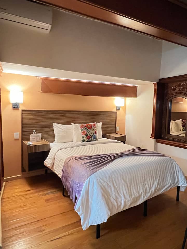 Hab Deluxe Queen Size Y A/c En Jardín Principal - Guanajuato