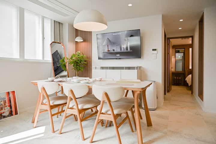 [New]소우재/공항픽업/신당역2분/10인/ 세탁기건조기/2room/2층/종로/명동/ddp - South Korea