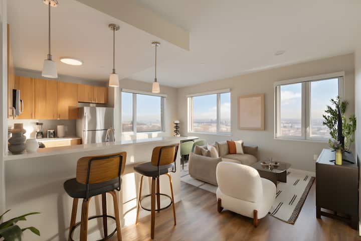 Premium 2b2b Suite W/ Nyc Skyline | 20 Min Nyc&ewr - Edgewater, NJ
