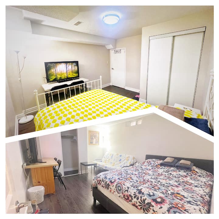 Family Trip-basement Suite Near Kennedy Steeles - Markham