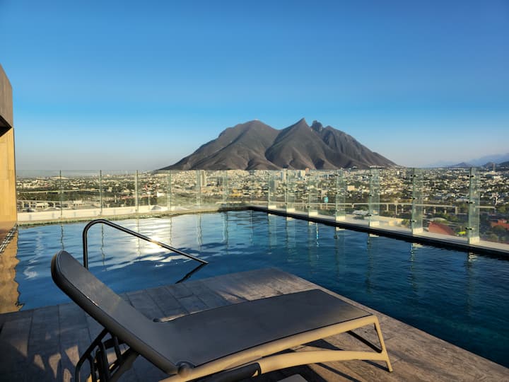 2br Pool W/ Magical View | Downtown @ Santa Lucía - Monterrey