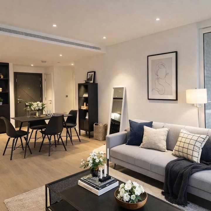 Stylish 2br Village | Concierge, Pool & Gym - Waterloo Station - London