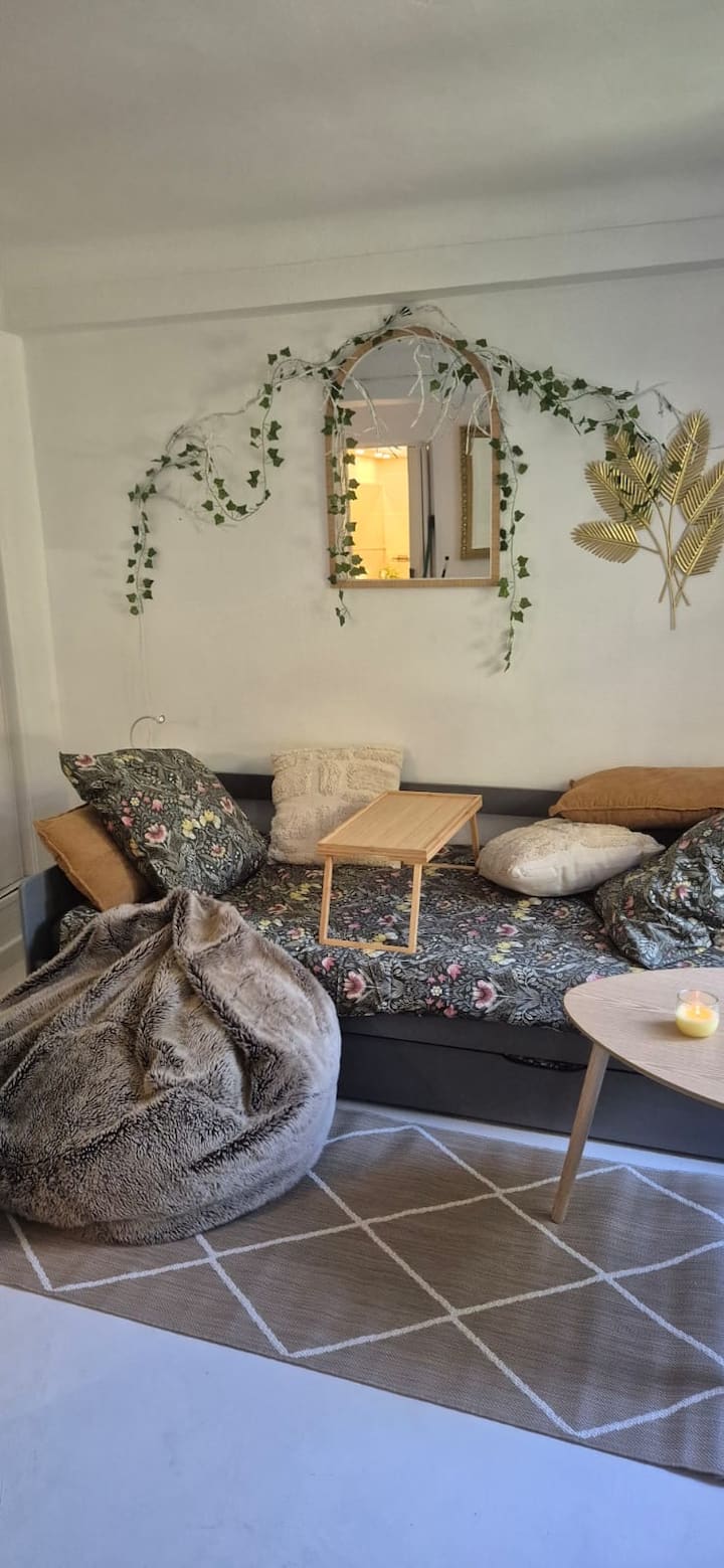 ÉCrin De Verdure, Au Calme.
Studio, Cosy - Carros