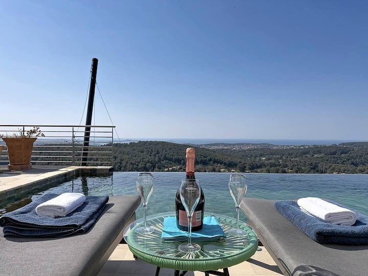 Villa Exceptionnelle Vue Mer - 12 Pers. - La Seyne-sur-Mer