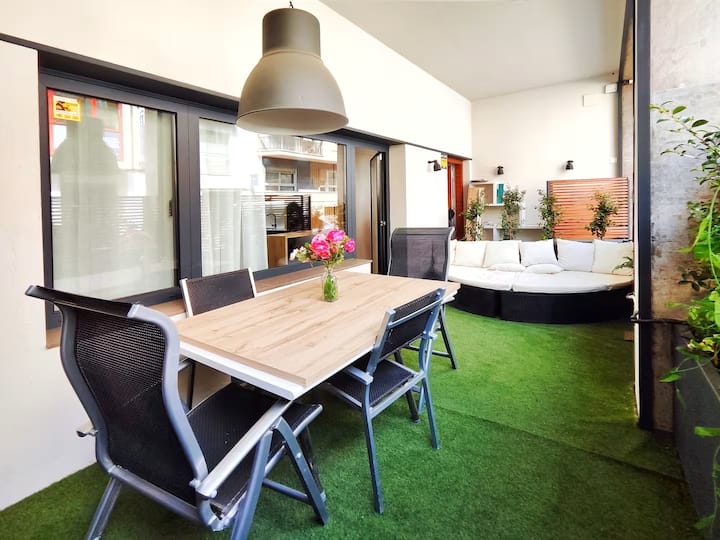Elegante Con Terraza Privada | 2 Hab, 2 Baños Bcn - Terrassa