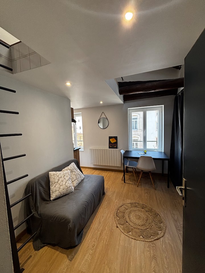Studio Moderne. Gare à 2 Min. Lumineux 2 à 4 Pers - Meurthe-et-Moselle