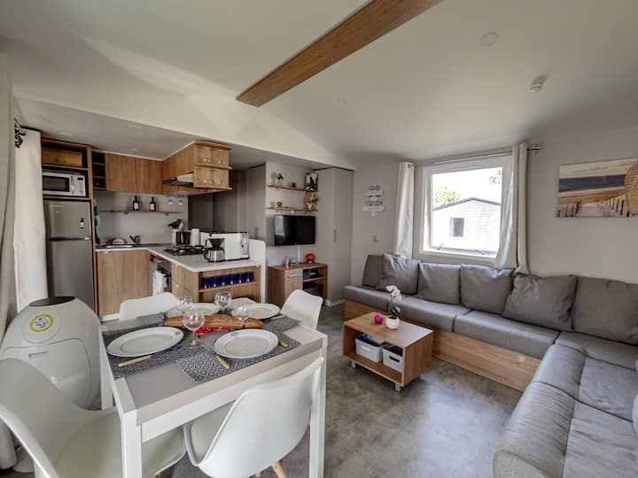 Mobilhome "Le Cosy Family" – La Plage - Mimizan