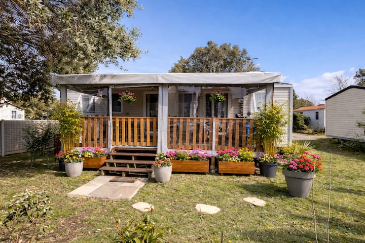 Mobilhome "Le Cosy Family" – La Plage - Mimizan